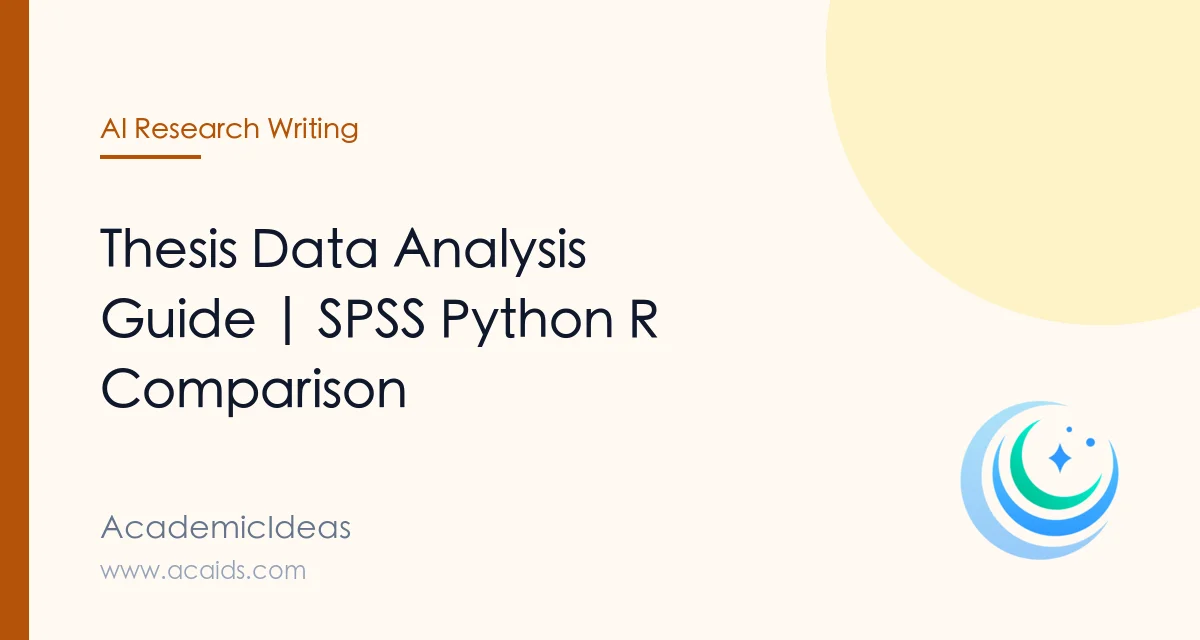 Thesis Data Analysis Guide | SPSS Python R Comparison